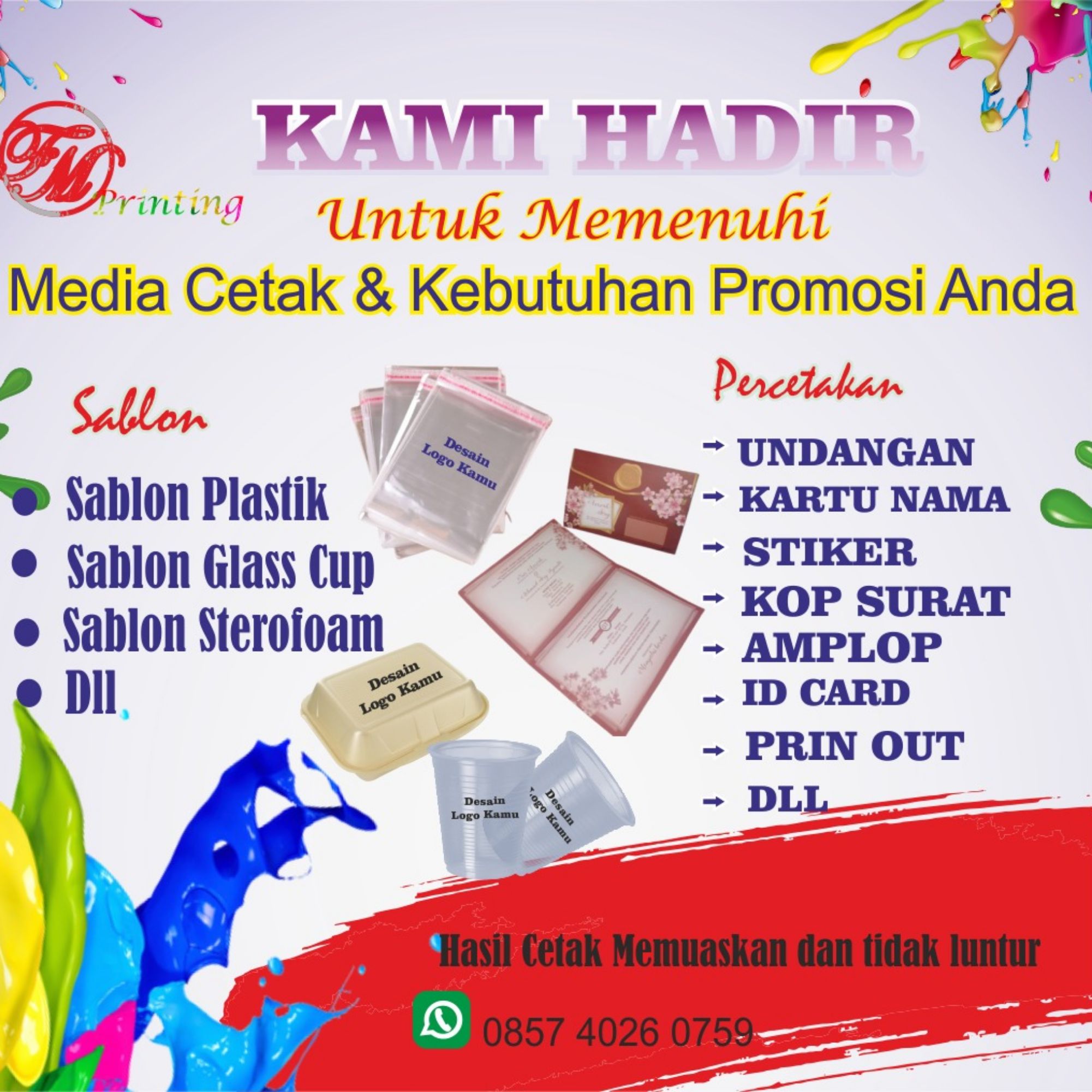 Produk FM_Printing | Shopee Indonesia