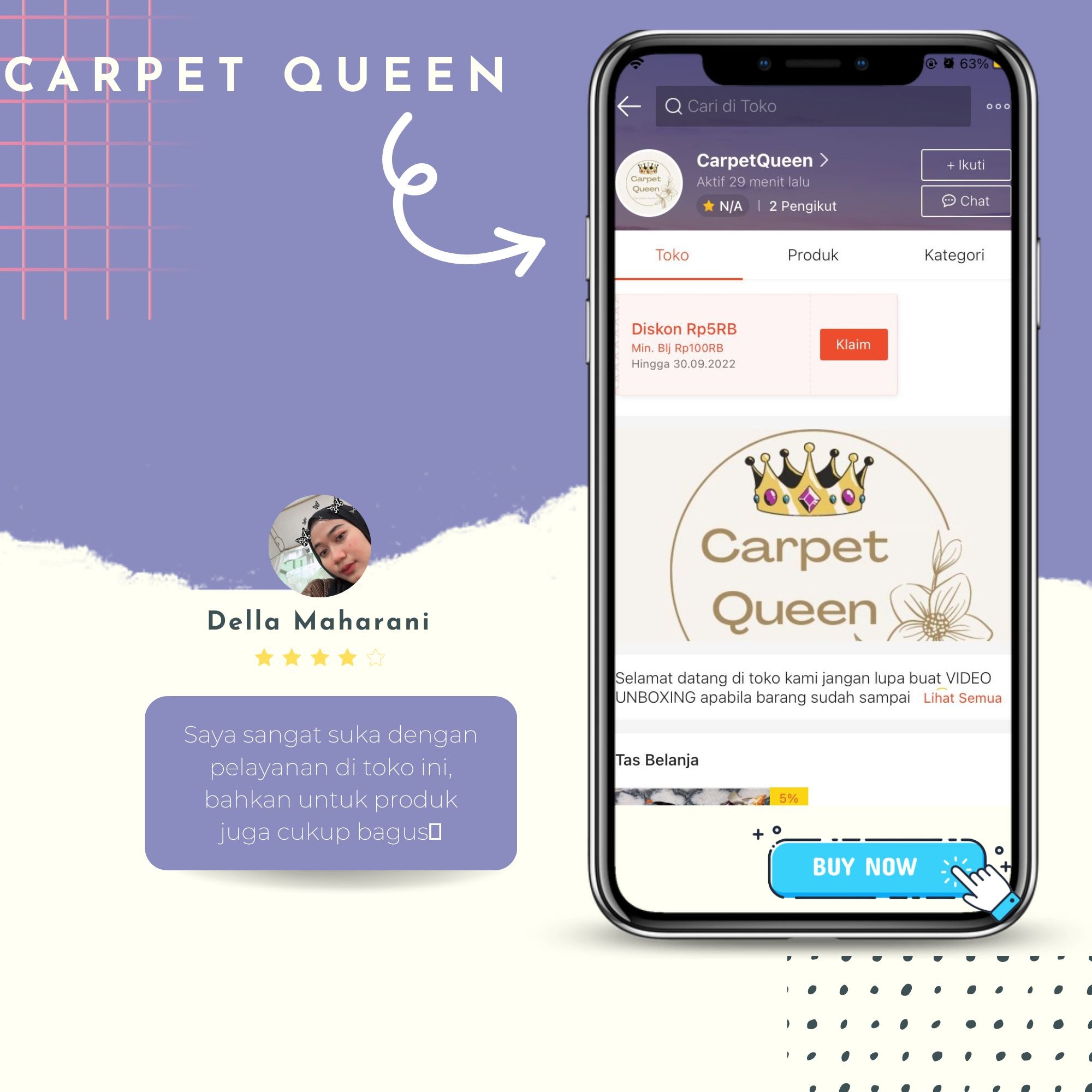 Produk CarpetQueen | Shopee Indonesia