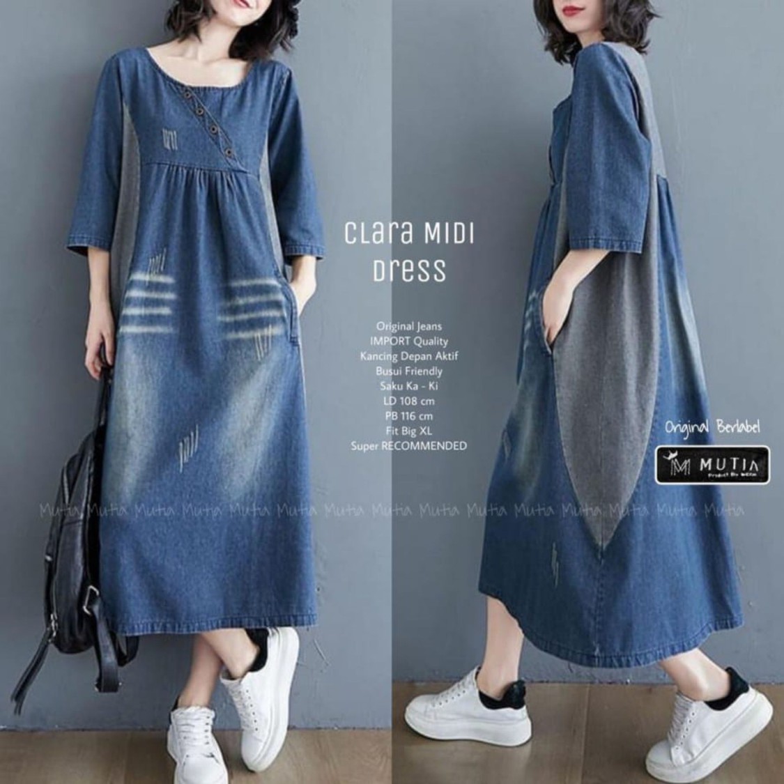 Produk Grosir tunik jeans | Shopee Indonesia