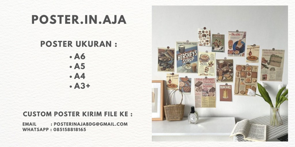 Produk Poster in Aja | Shopee Indonesia