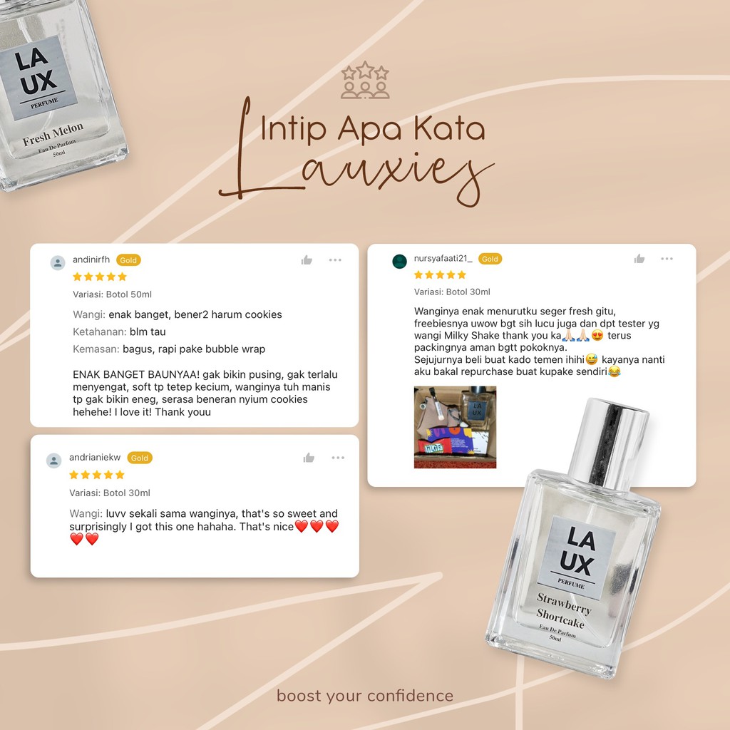 Produk LAUX Perfume | Shopee Indonesia