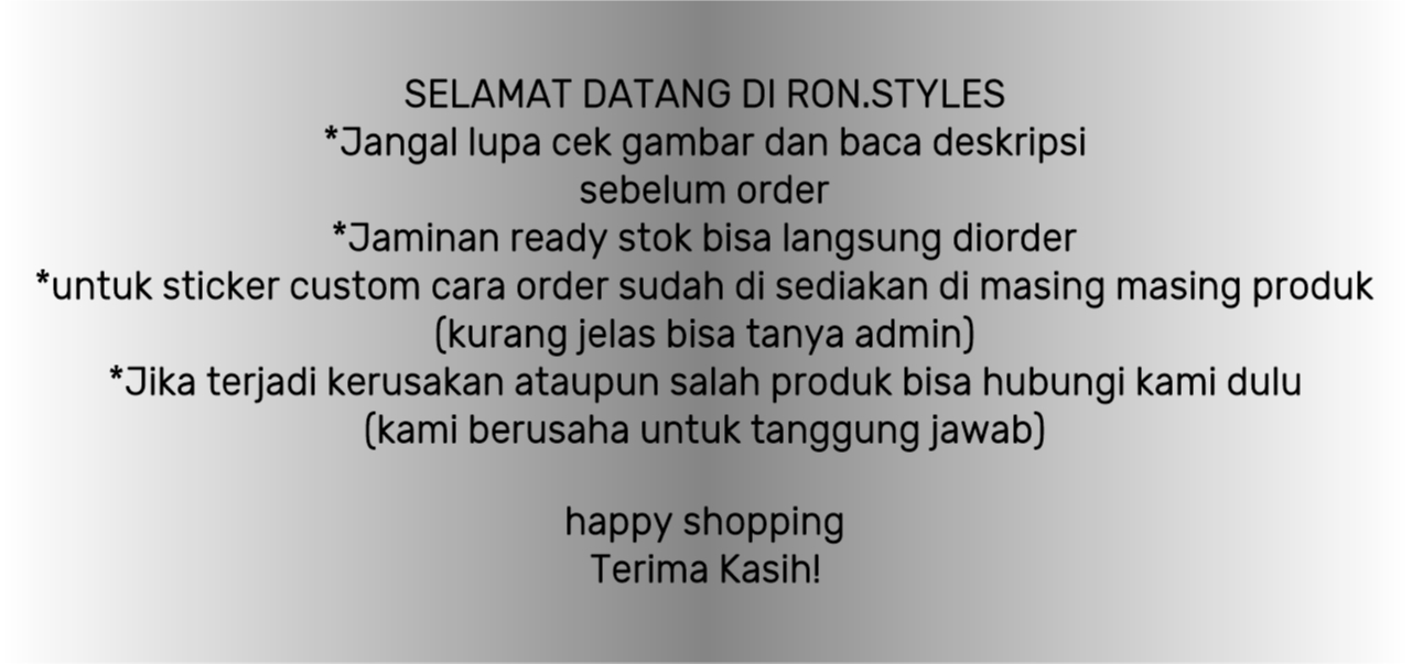 Produk Ron.styles | Shopee Indonesia