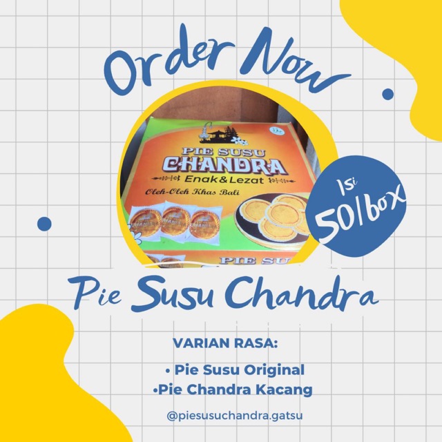 Produk Pie Susu Chandra Gatsu | Shopee Indonesia