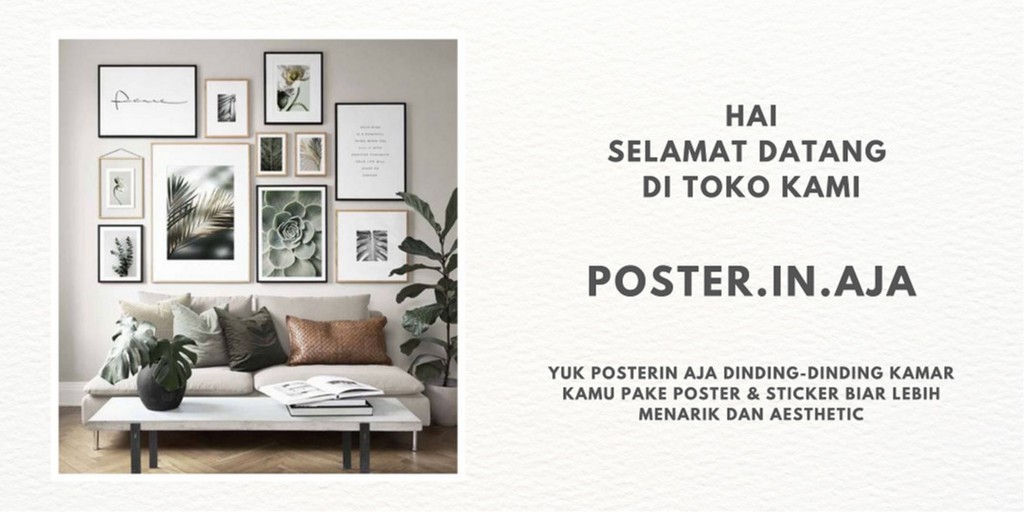 Produk Poster in Aja | Shopee Indonesia