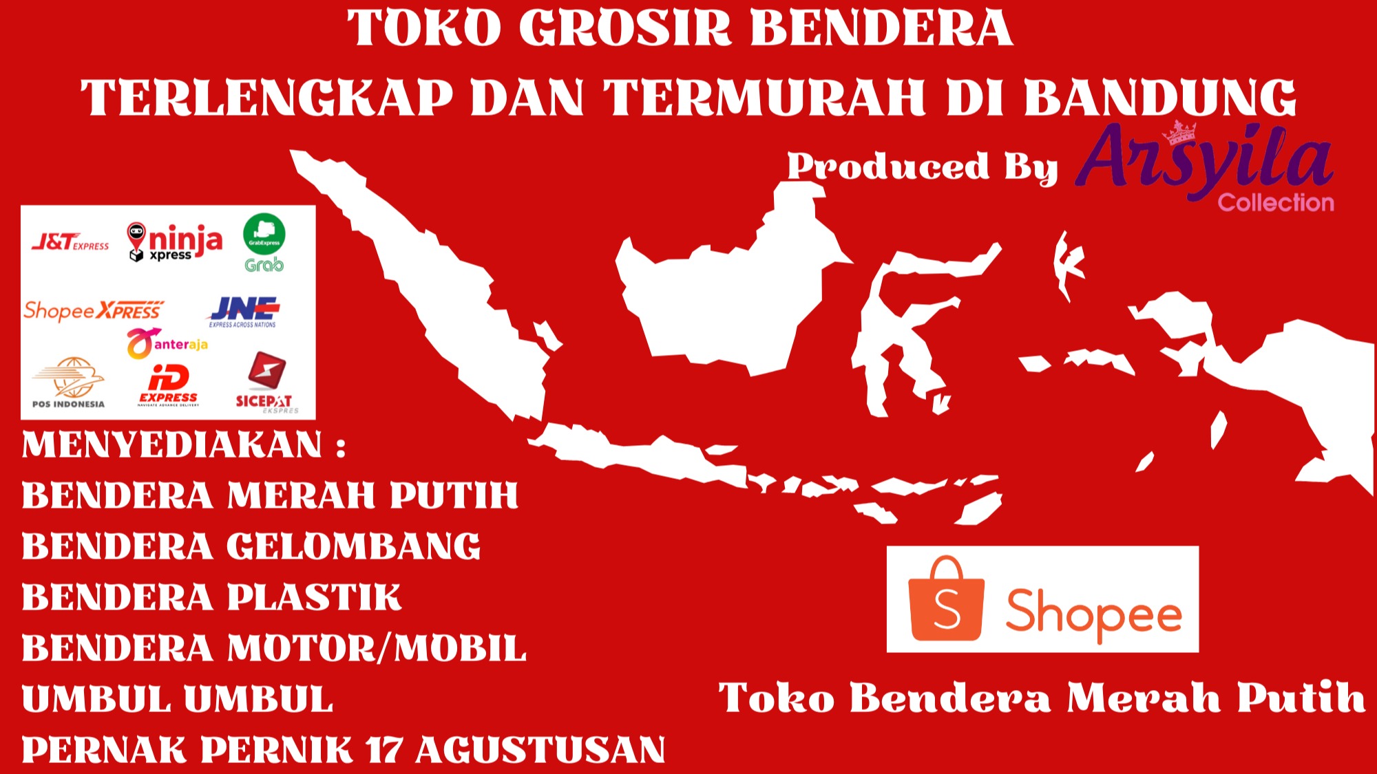 Produk Toko Bendera Merah Putih | Shopee Indonesia