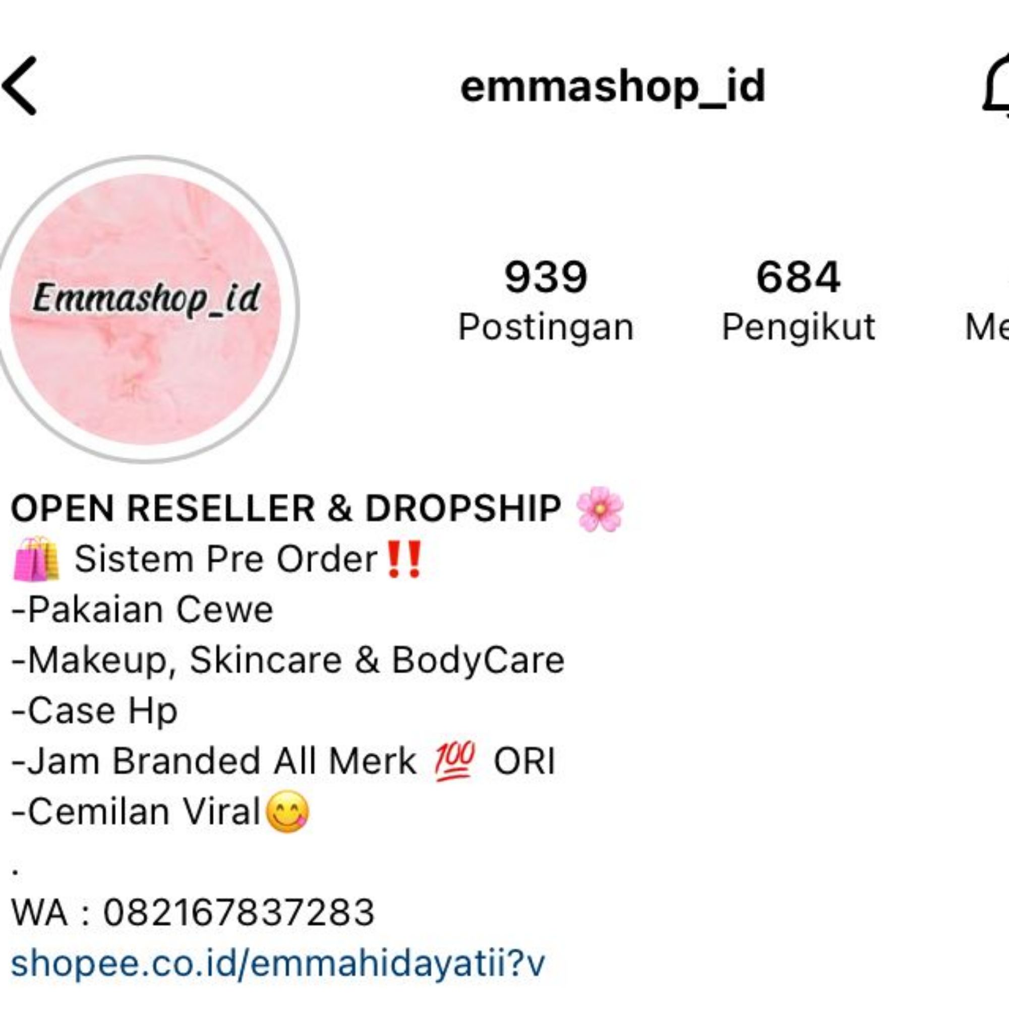 Produk emmashop_id | Shopee Indonesia