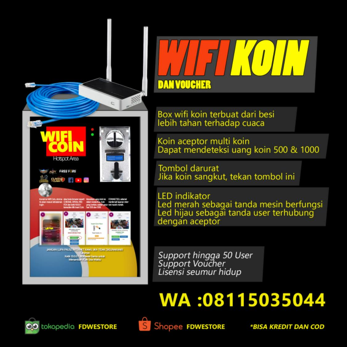 Produk WIFI COIN | Shopee Indonesia
