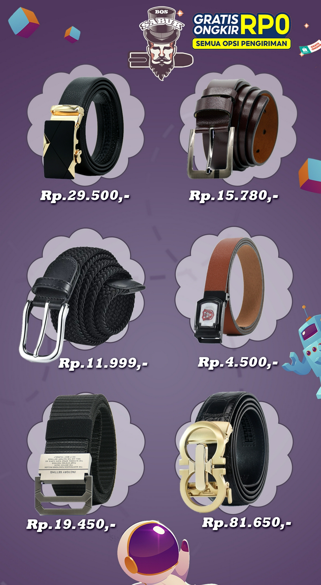 Produk BOS.SABUK | Shopee Indonesia