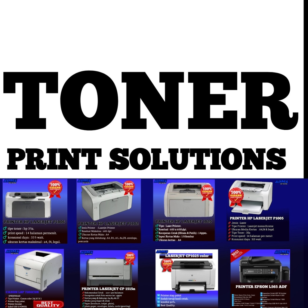 Produk TONER PRINT SOLUTIONS | Shopee Indonesia