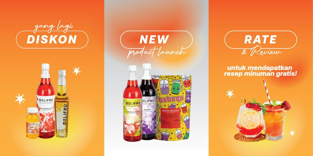 Toko Online Delifru Flavor Expert Official Shop | Shopee Indonesia
