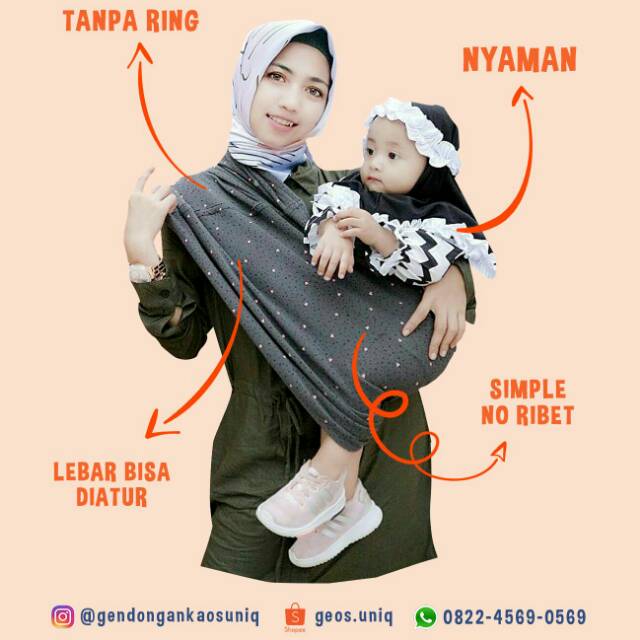 Produk Gendongan Bayi (geos uniq) | Shopee Indonesia