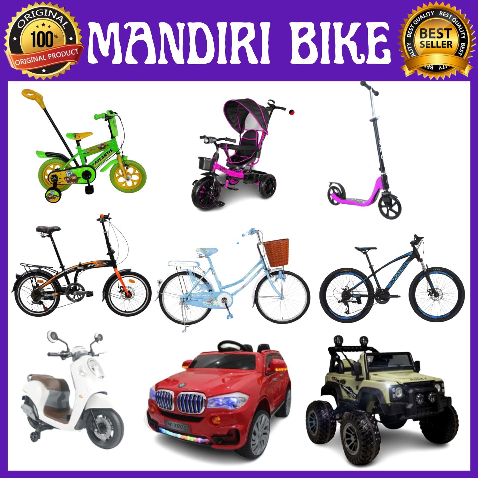 Produk Mandiri Bike | Shopee Indonesia