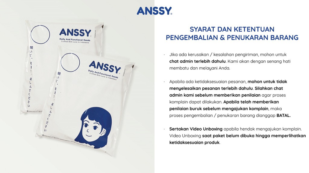 Toko Online ANSSY Official Shop | Shopee Indonesia