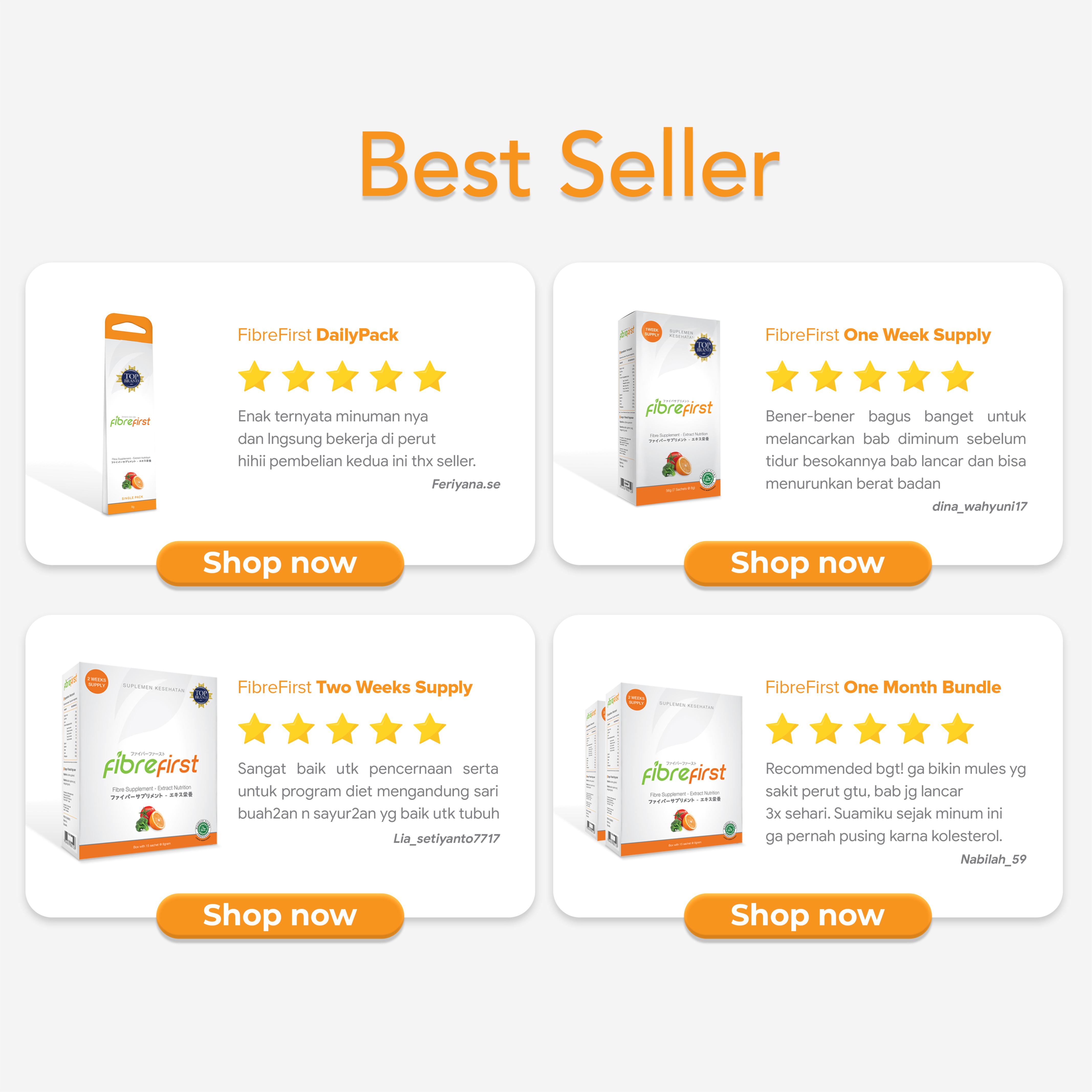 Toko Online FibreFirst Official Shop | Shopee Indonesia