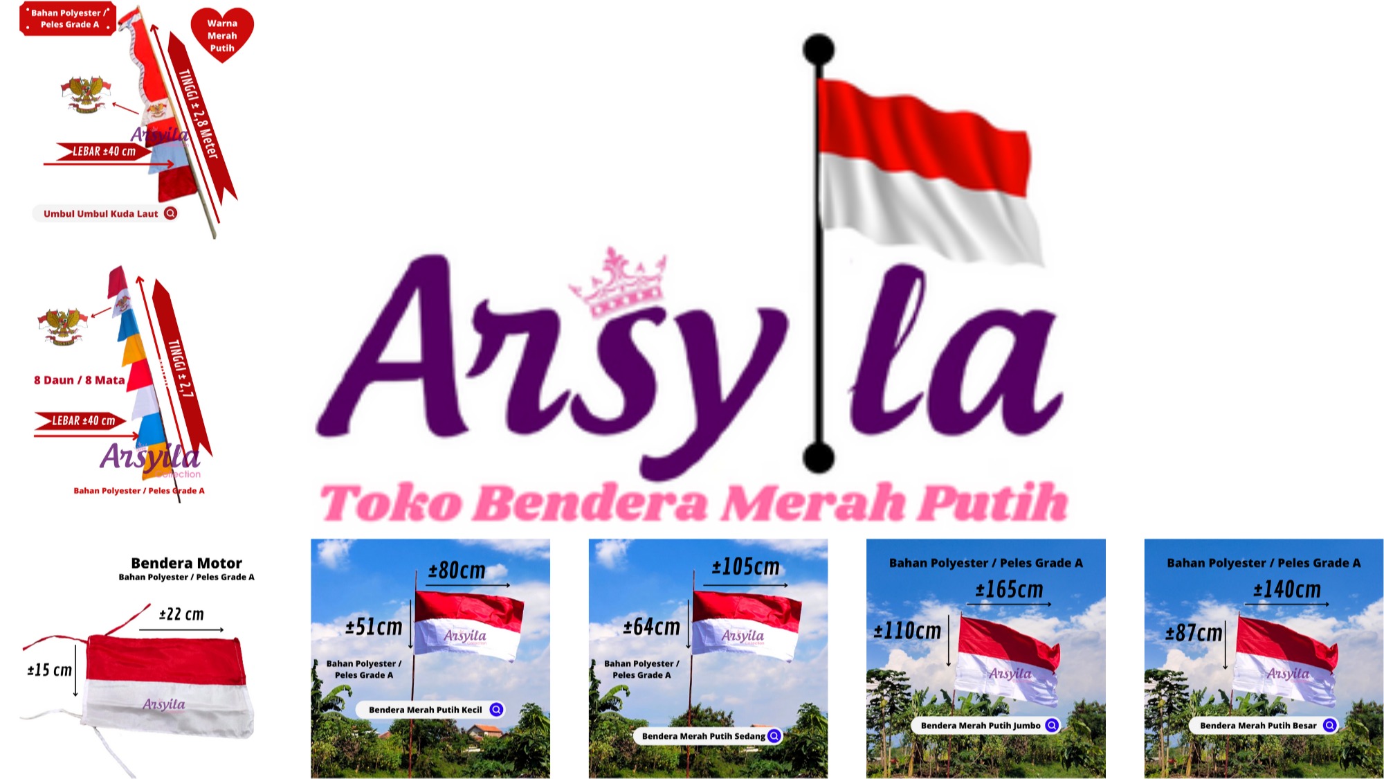 Produk Toko Bendera Merah Putih | Shopee Indonesia