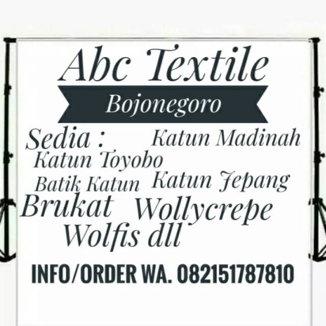 Produk TOKO KAIN ABC TEXTILE | Shopee Indonesia