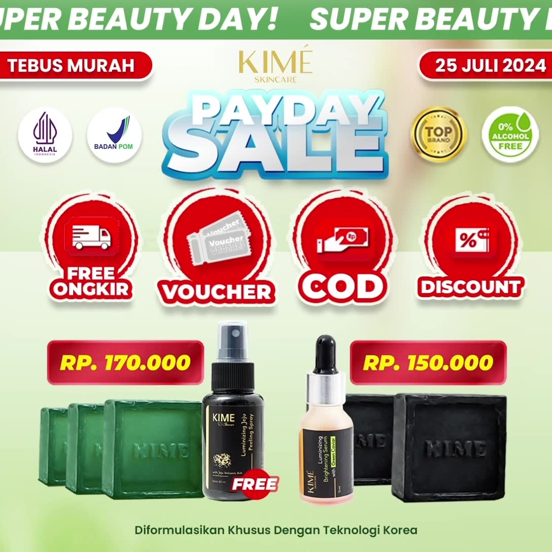 Toko Online Kime Skincare Official Store | Shopee Indonesia