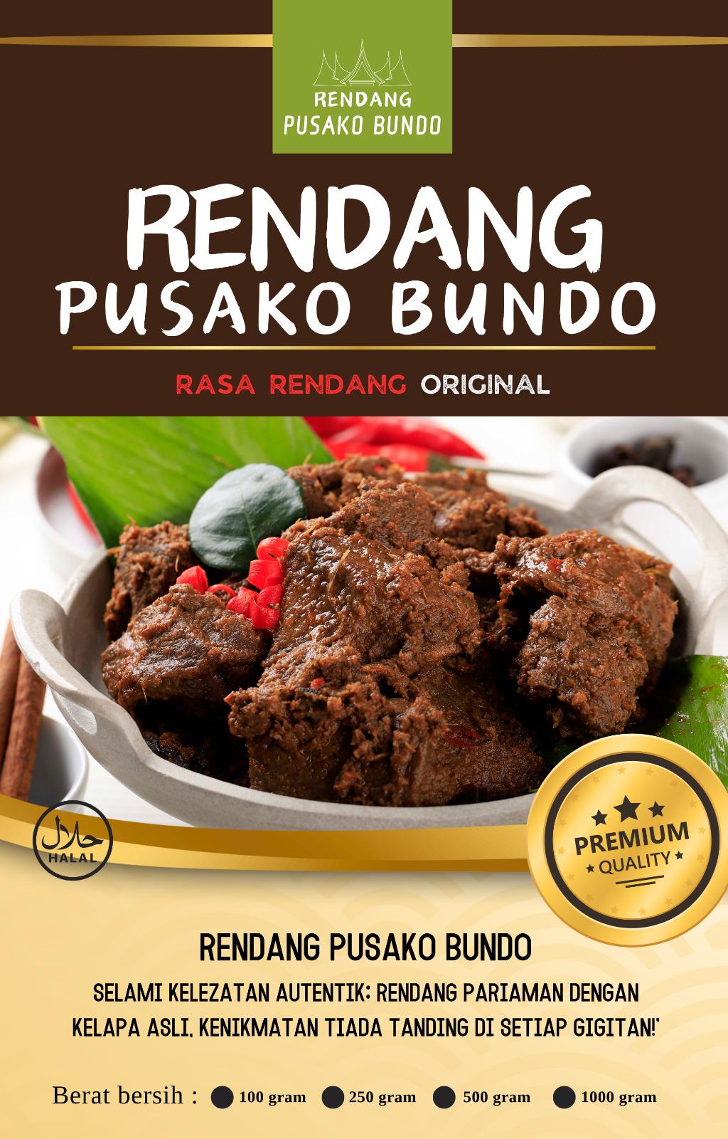 Produk Rendang Pusako Bundoo | Shopee Indonesia