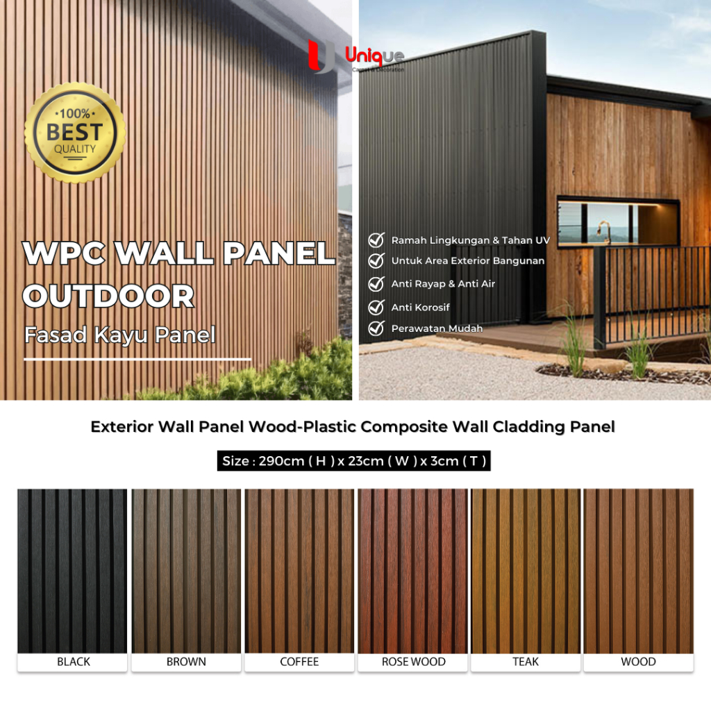 DecoClad Fluted Outdoor Wall Panel Size: 218 X 28 X 2900mm, 57% OFF