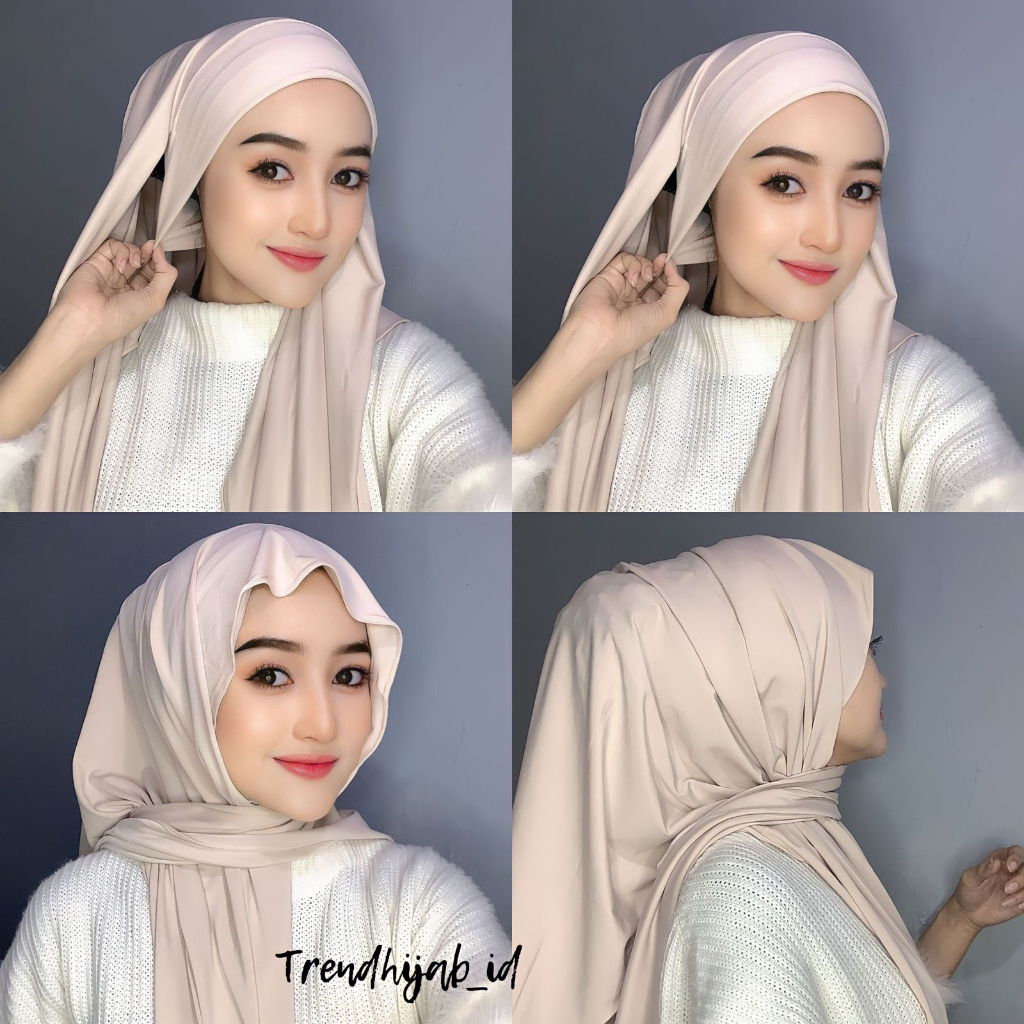 Tutorial Hijab Pashmina Kaos