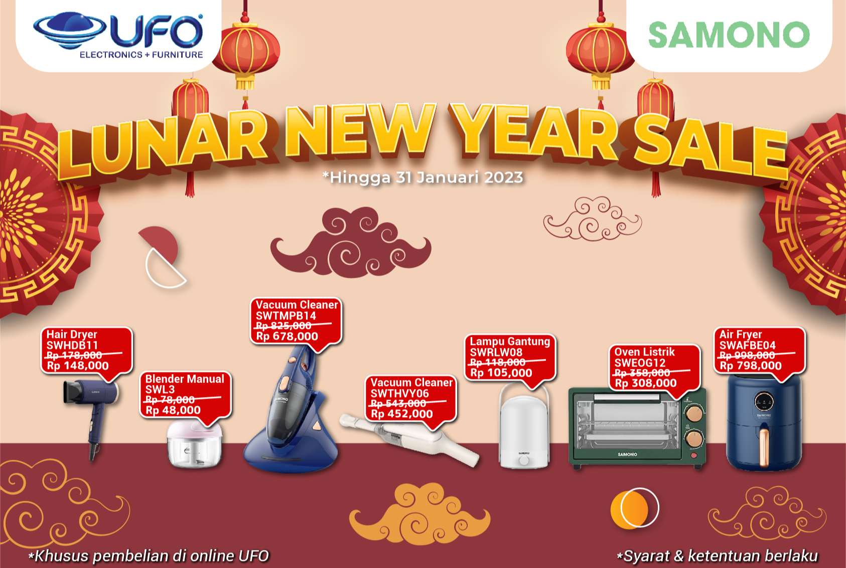 Toko Online Ufo Elektronika & Furniture Official Shop | Shopee Indonesia