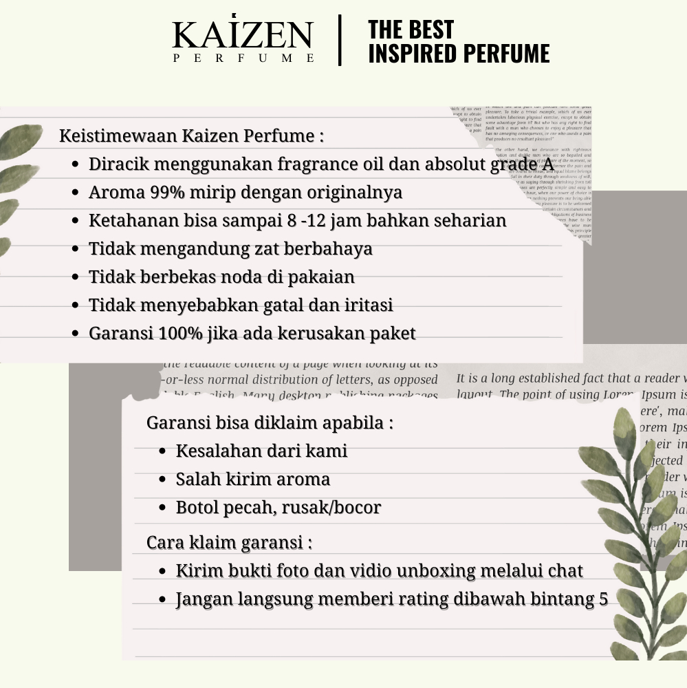 Produk KAIZEN PERFUME | Shopee Indonesia