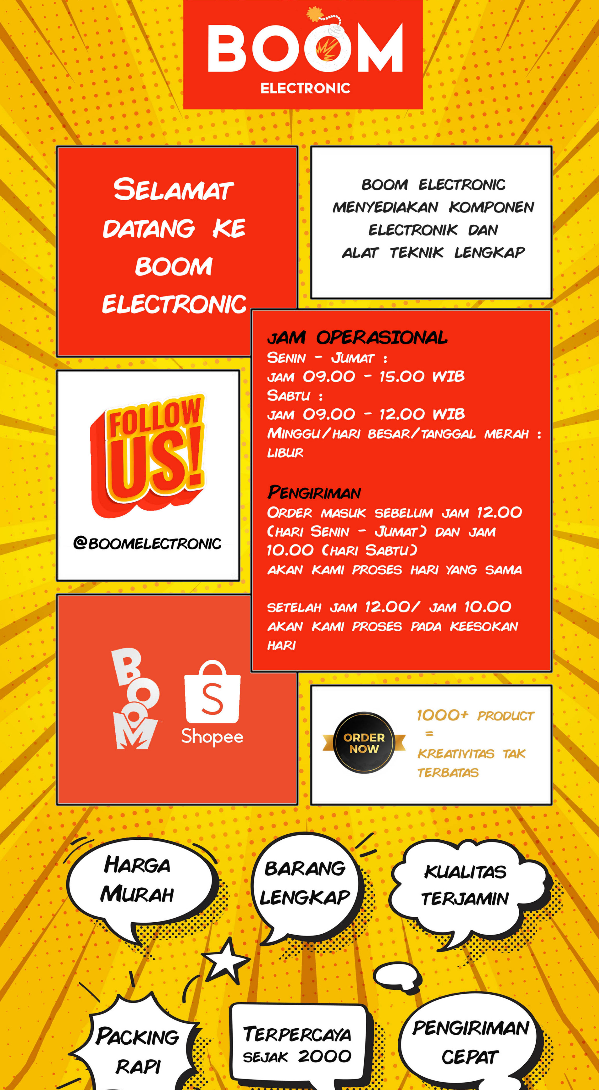 Produk BOOM Electronic | Shopee Indonesia