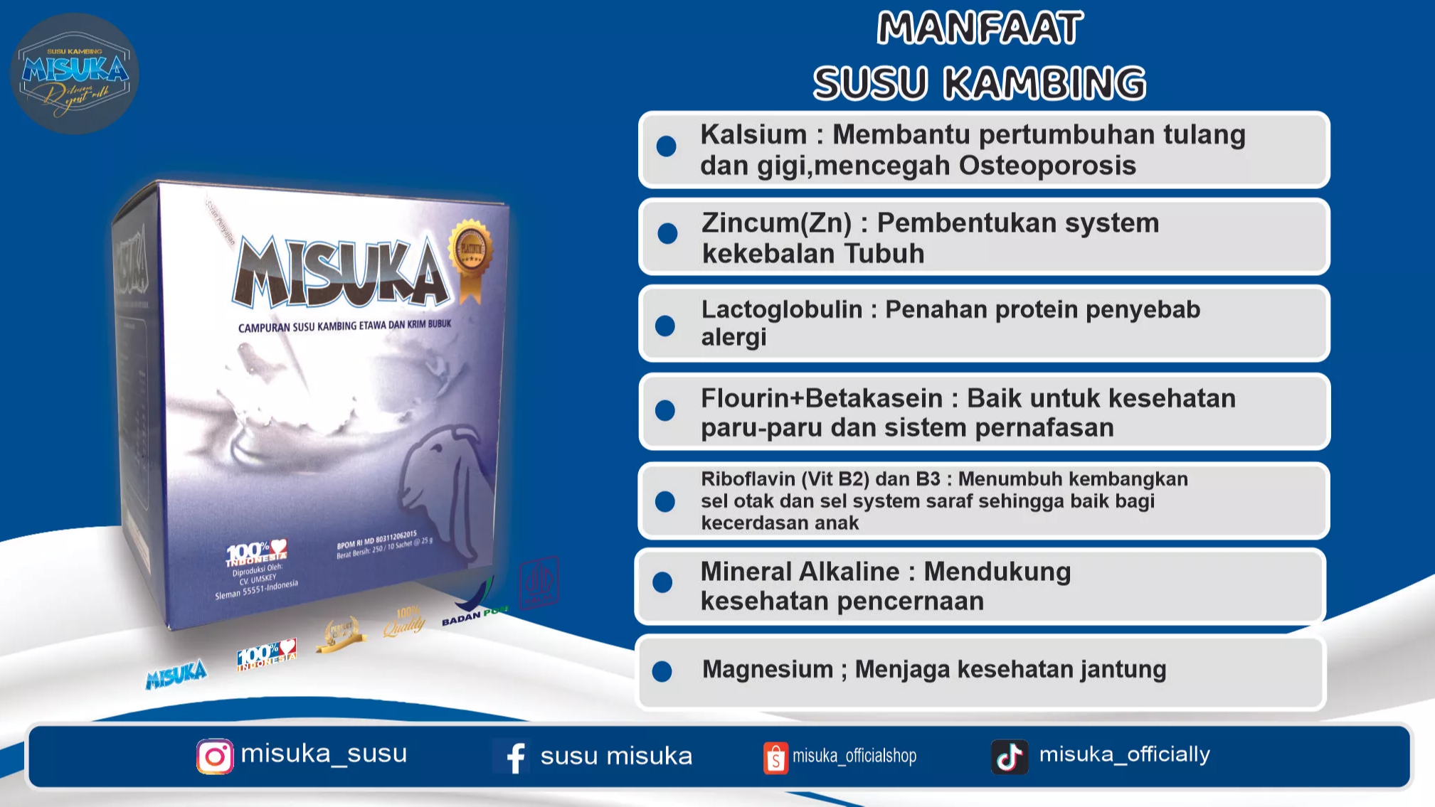 Produk Susu Misuka Official Shop | Shopee Indonesia