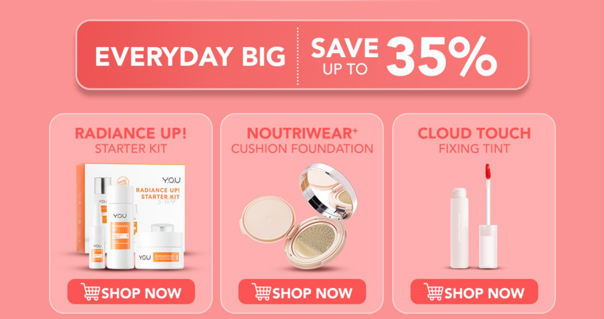 Produk YOU Beauty Outlet Official | Shopee Indonesia