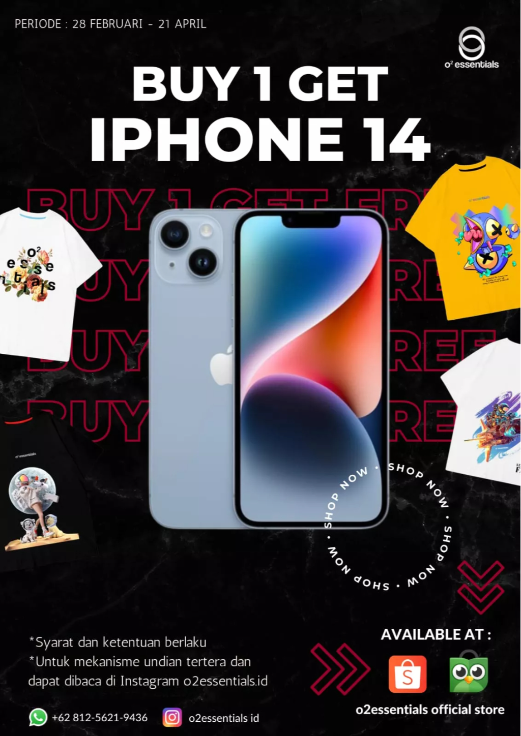 Produk O2 Essentials Official Store | Shopee Indonesia