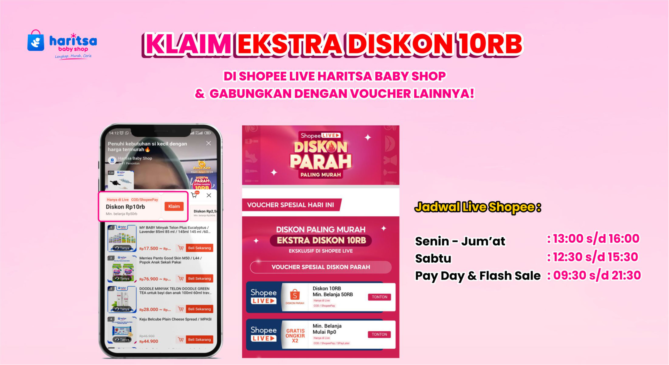 Produk Haritsa Baby Shop | Shopee Indonesia