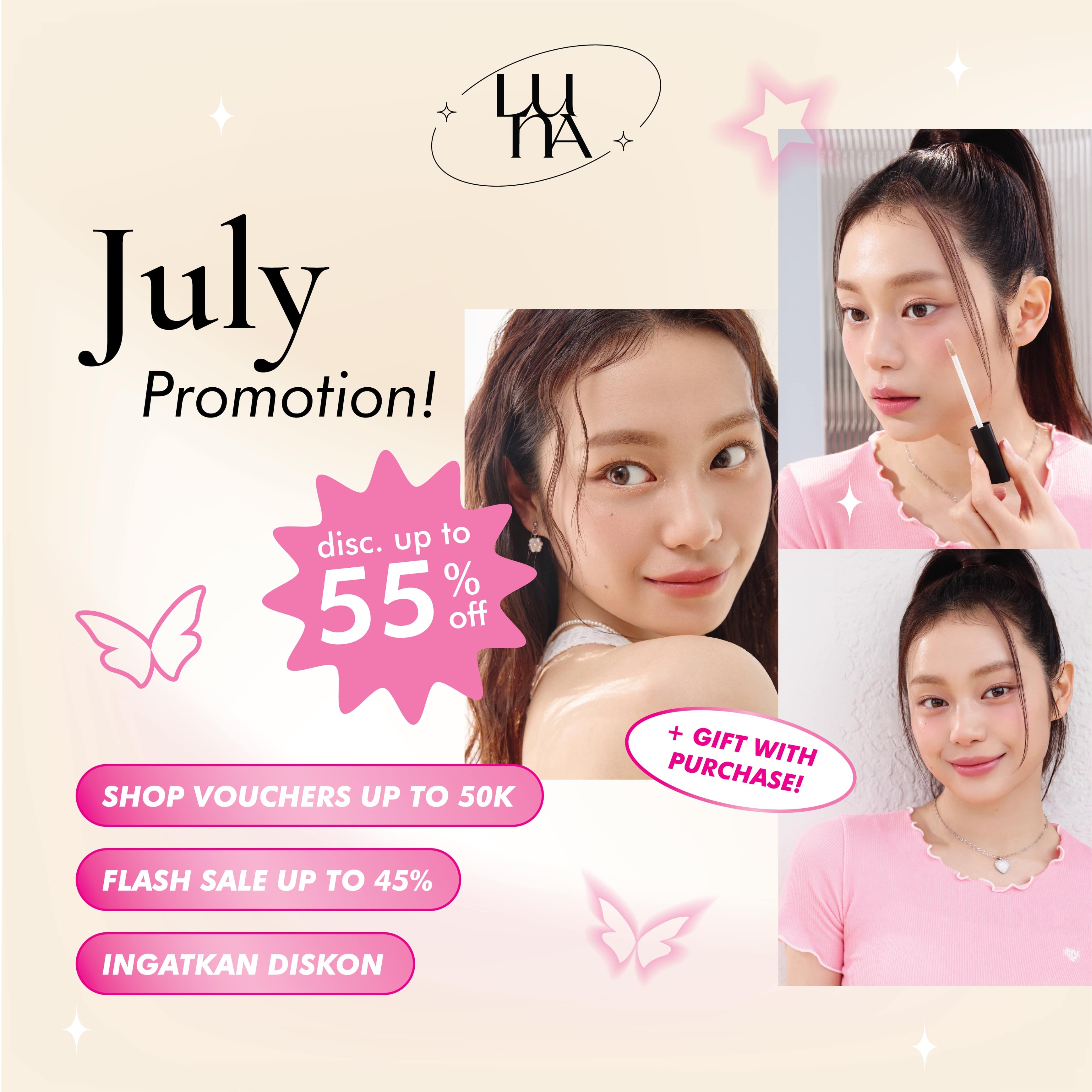 Toko Online Luna Makeup Official Shop | Shopee Indonesia