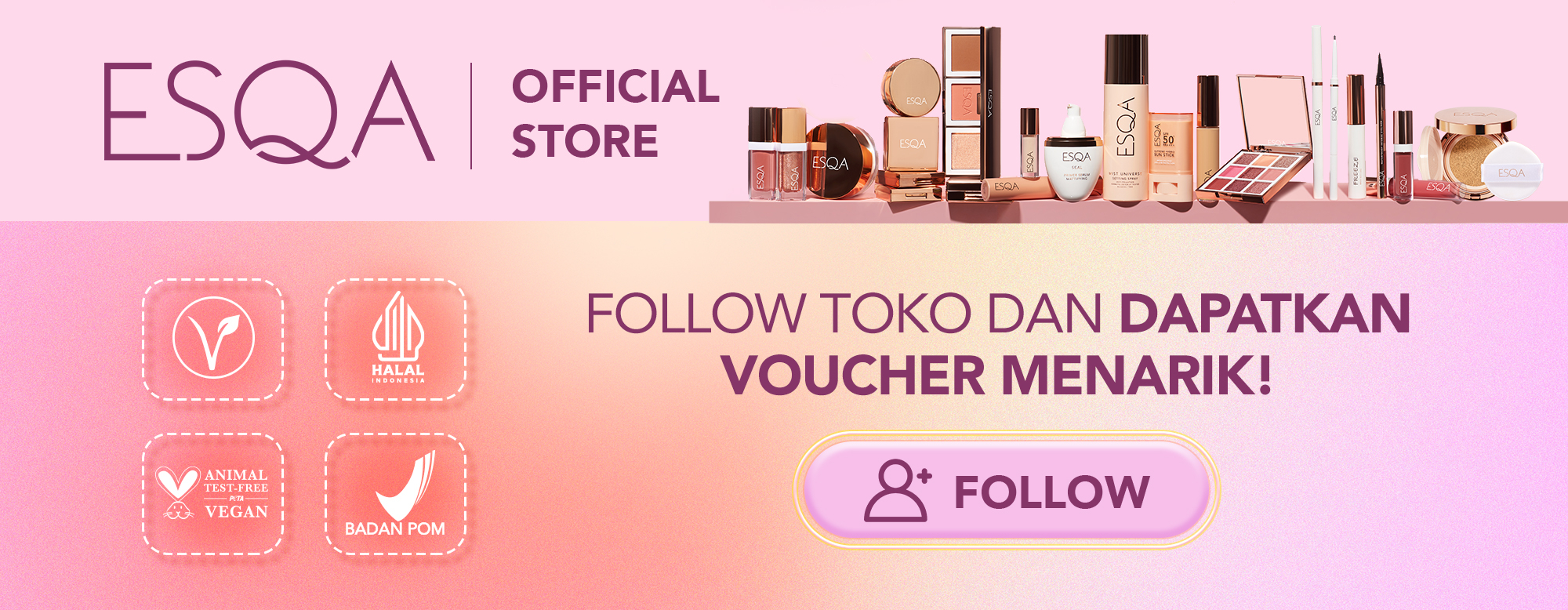 Toko Online Esqa Cosmetics Official Shop | Shopee Indonesia
