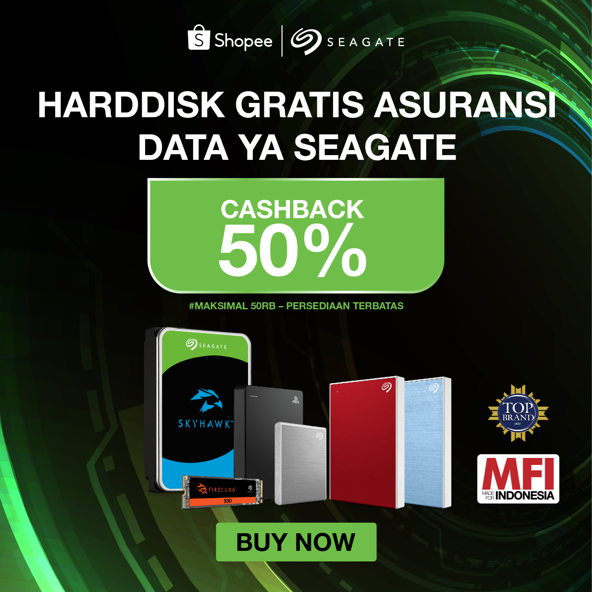 Toko Online Seagate Official Shop | Shopee Indonesia