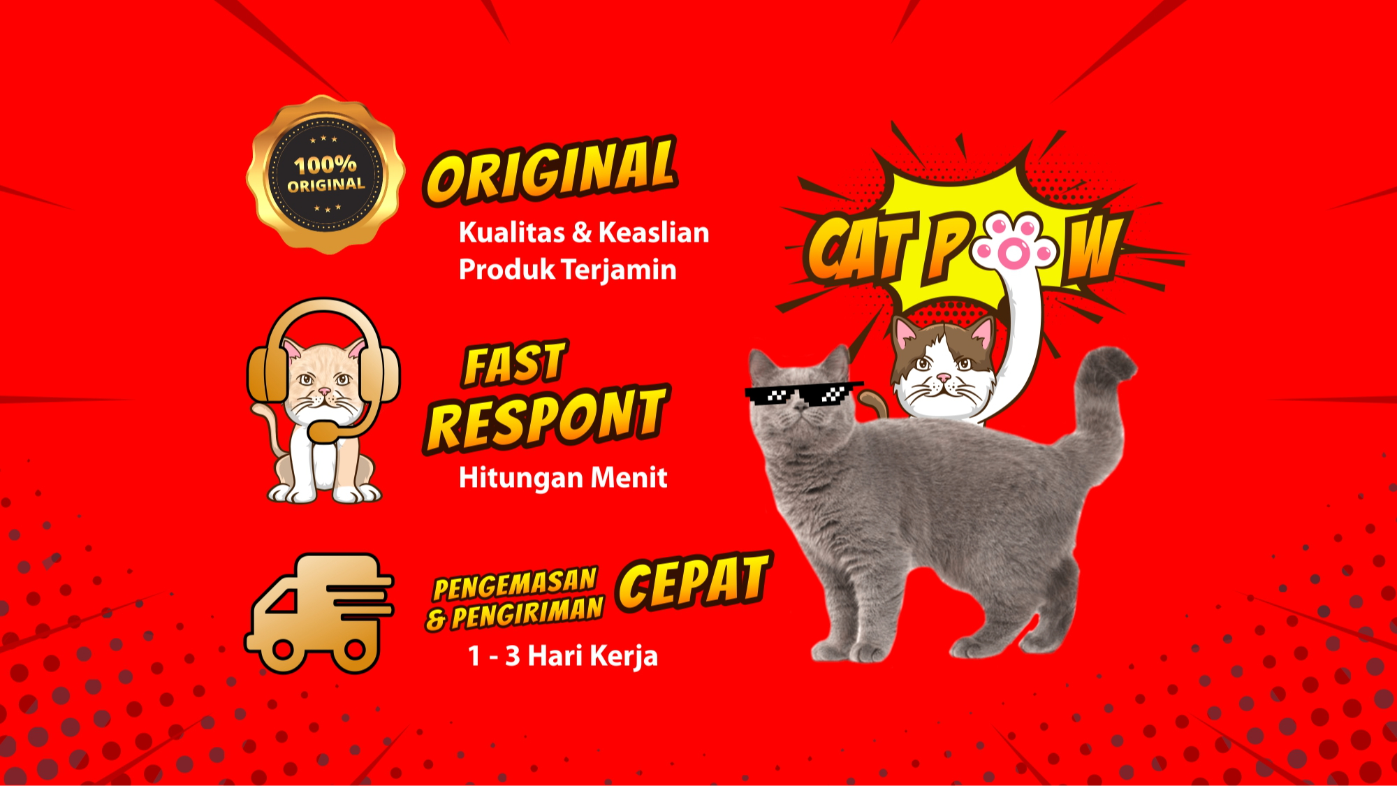 Produk Catpow.id | Shopee Indonesia