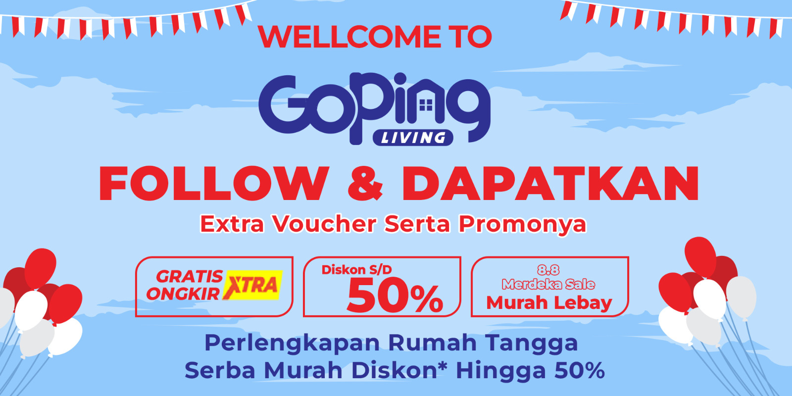 Produk GoPing Living | Shopee Indonesia