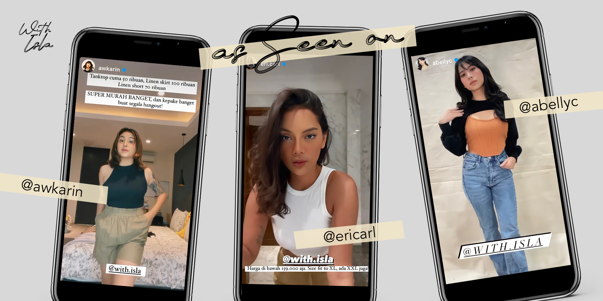 Toko Online With Isla Official Store | Shopee Indonesia