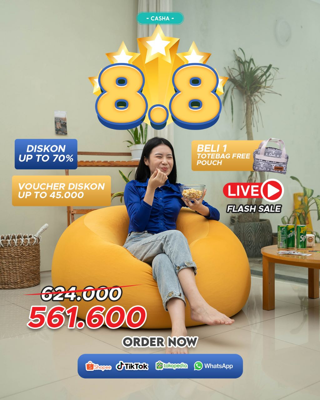 Toko Online Casha Indonesia Official Shop | Shopee Indonesia