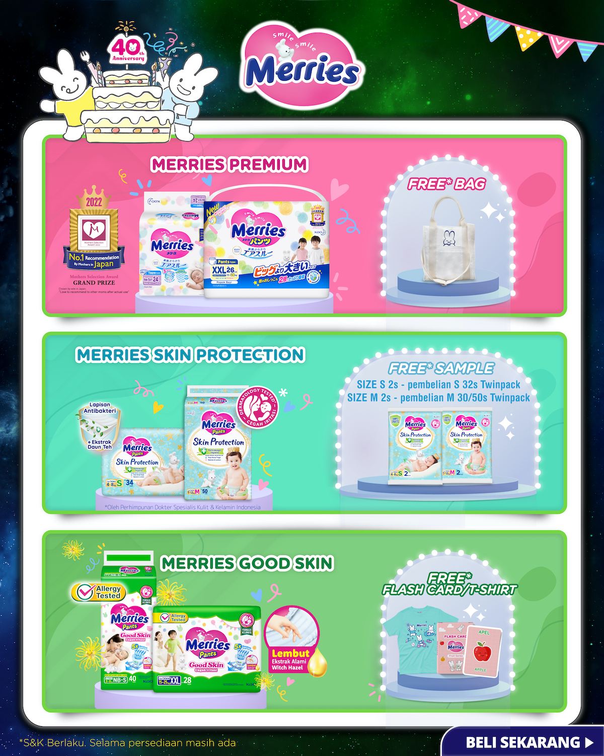 Toko Online Merries Official Shop | Shopee Indonesia