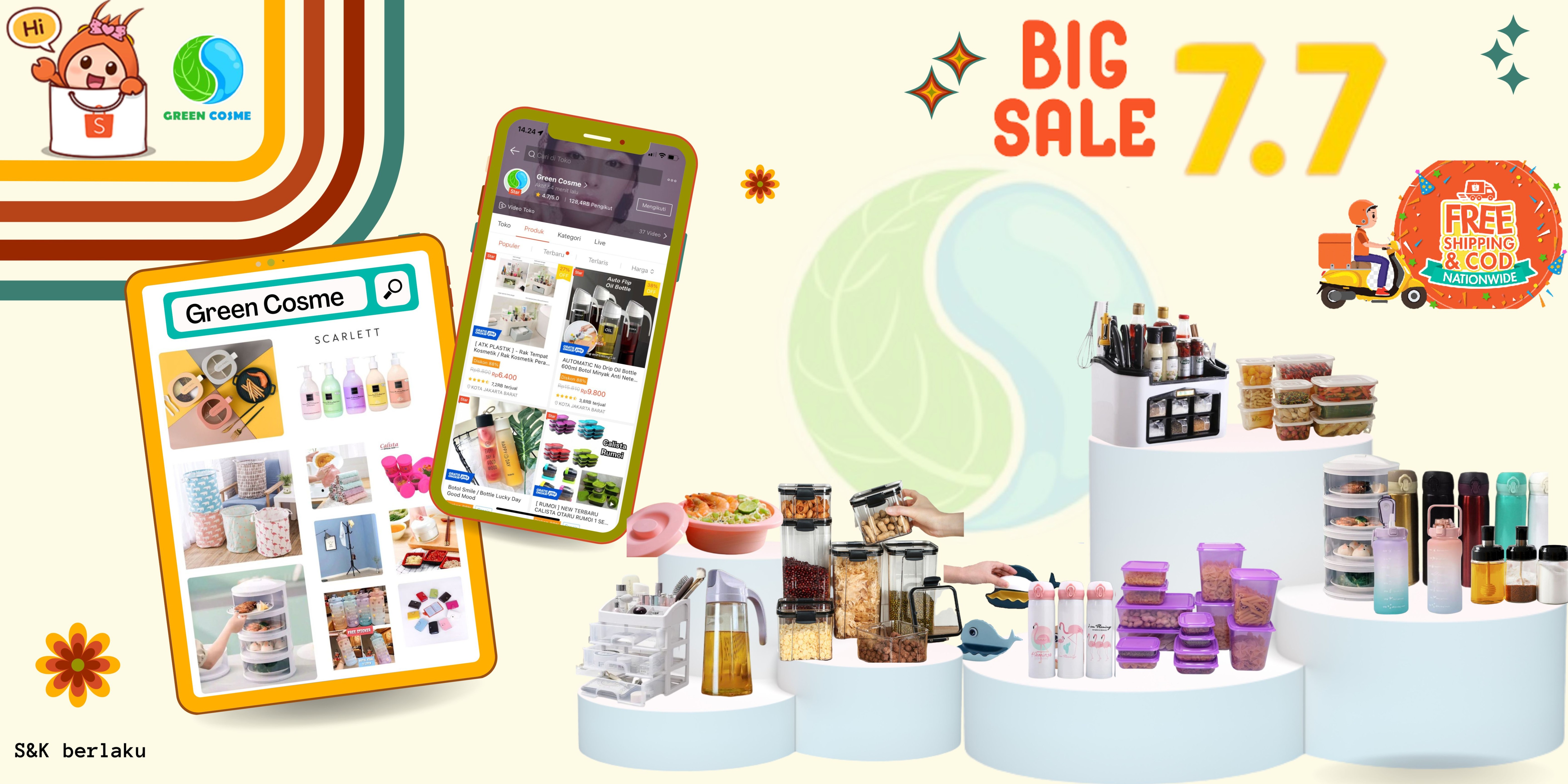 Produk Green Cosme | Shopee Indonesia