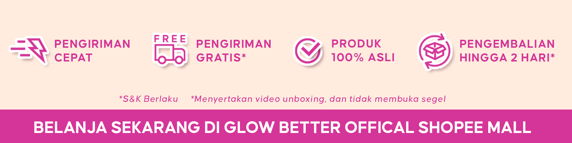 Toko Online Glow Better Official Shop | Shopee Indonesia