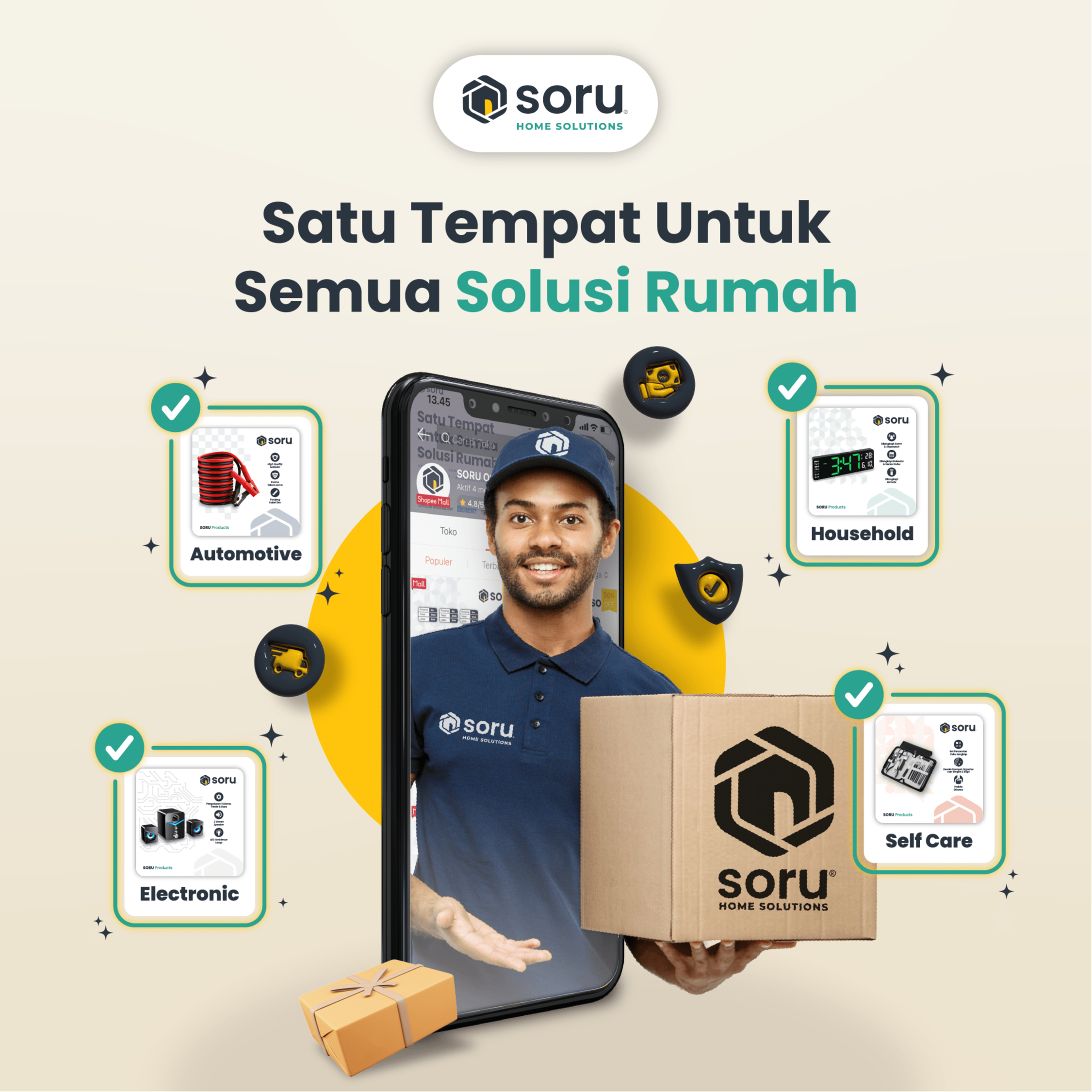 Toko Online SORU Official Store | Shopee Indonesia