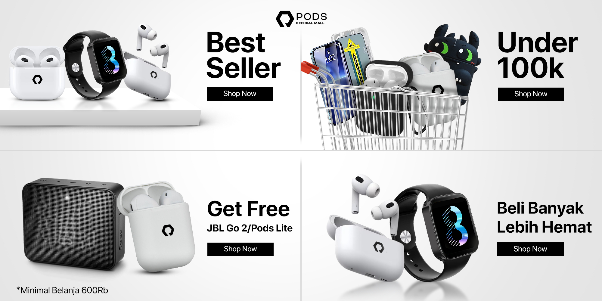 Produk Pods Indonesia Official Mall | Shopee Indonesia