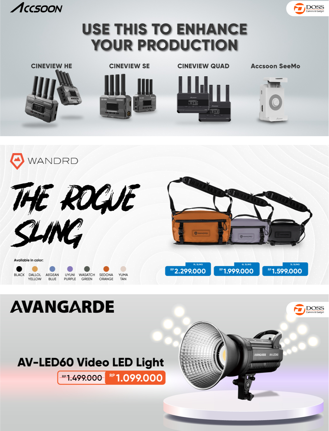 Produk DOSS Official Shop | Shopee Indonesia