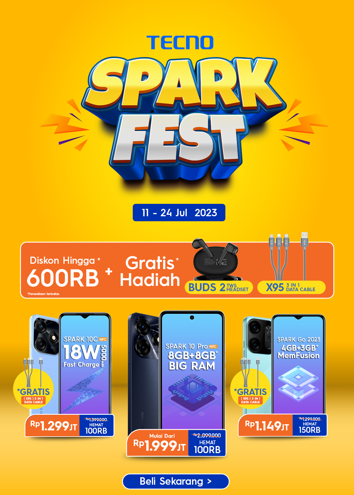 Toko Online Tecno Official Store | Shopee Indonesia