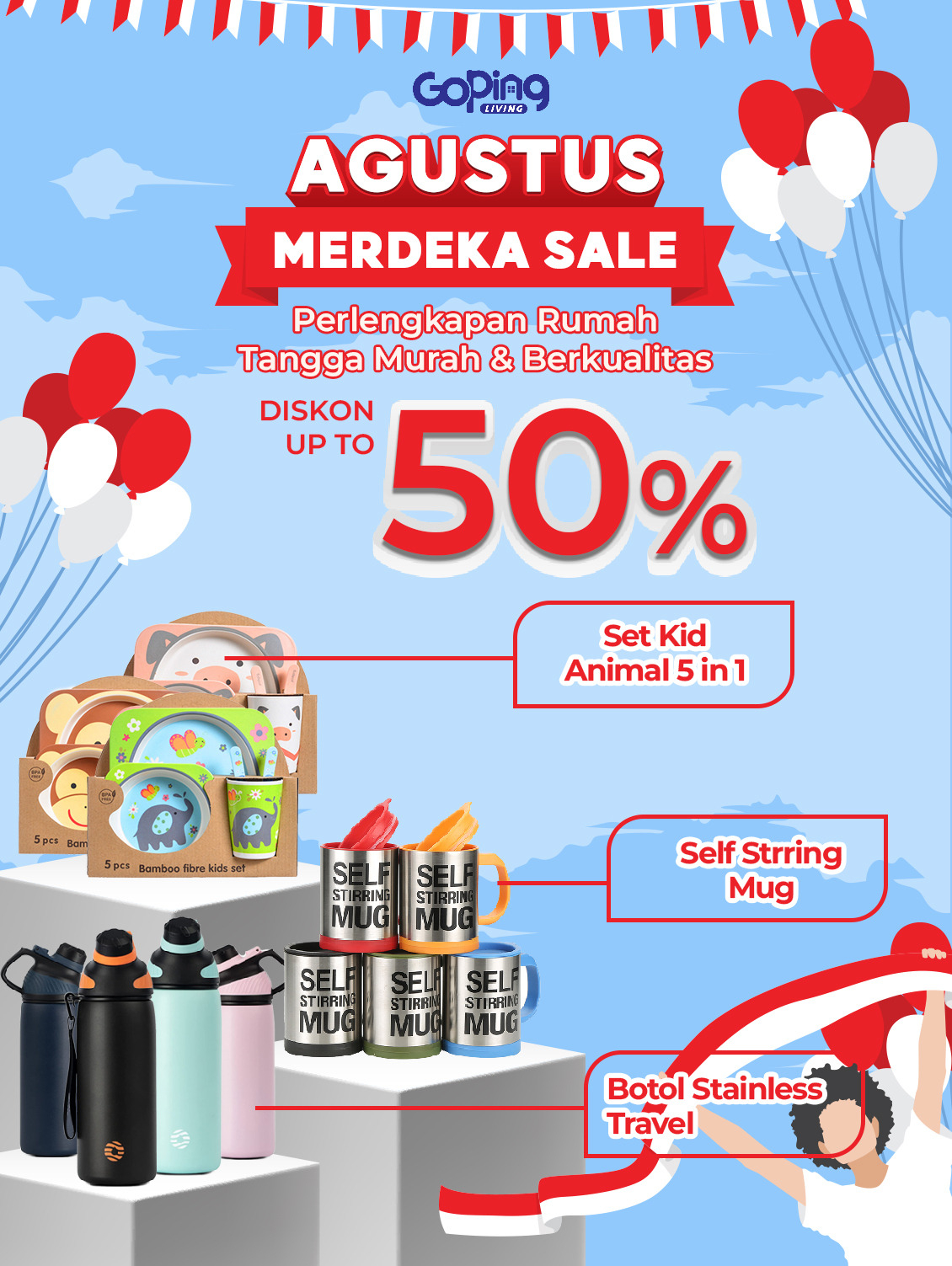 Produk GoPing Living | Shopee Indonesia