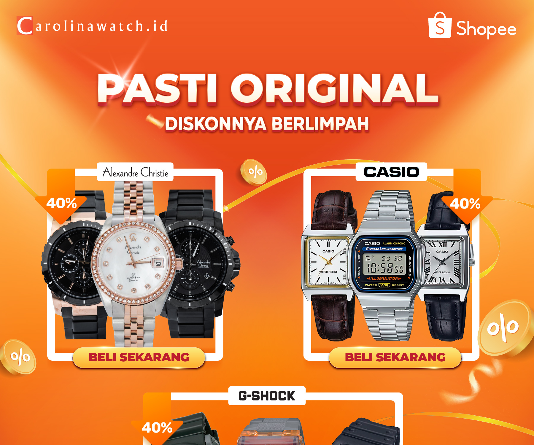 Toko Online Carolina Watch Official Shop | Shopee Indonesia