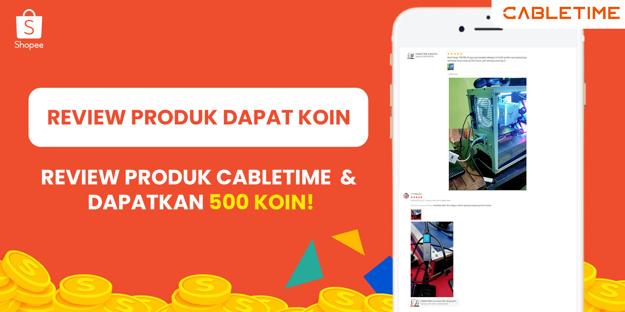Toko Online CABLETIME Official Store | Shopee Indonesia