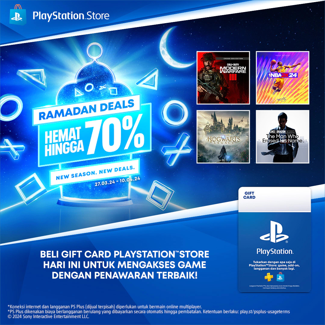 Toko Online PlayStation® Gift Cards (epay) | Shopee Indonesia