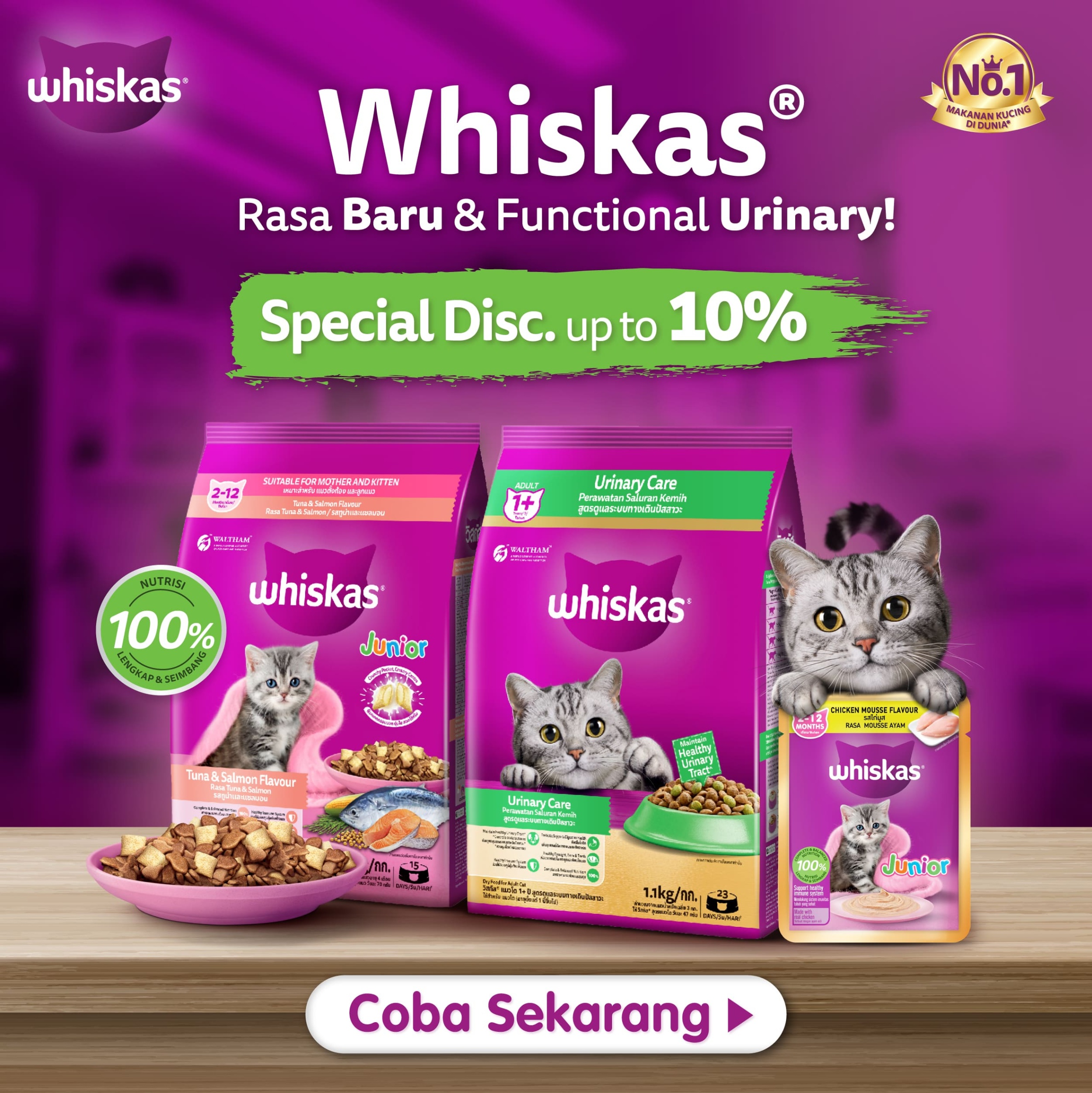 Toko Online Whiskas Official Shop | Shopee Indonesia